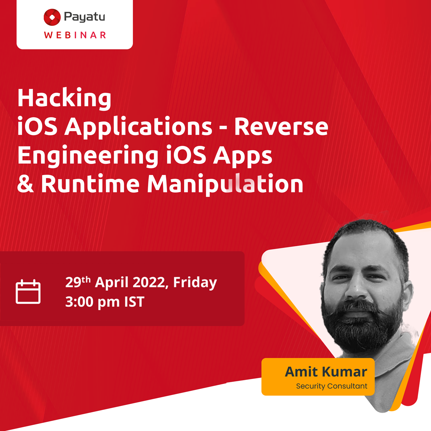 Amit prajapat will be delivering a webinar on “Gaining Access to Protected Components In Android ...