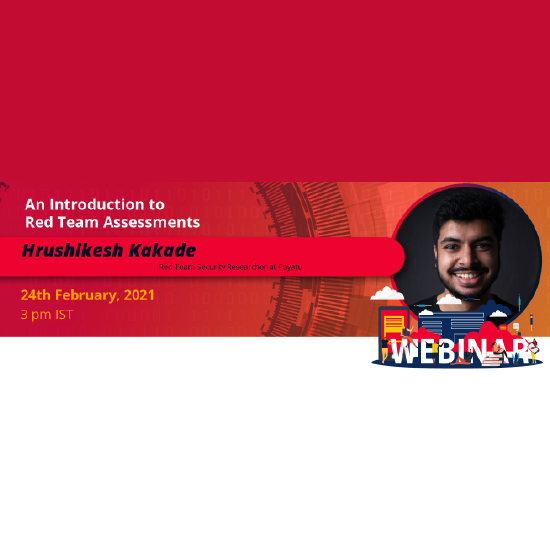 Hrushikesh Kakade will be giving a talk on "An Introduction to Red Team ...