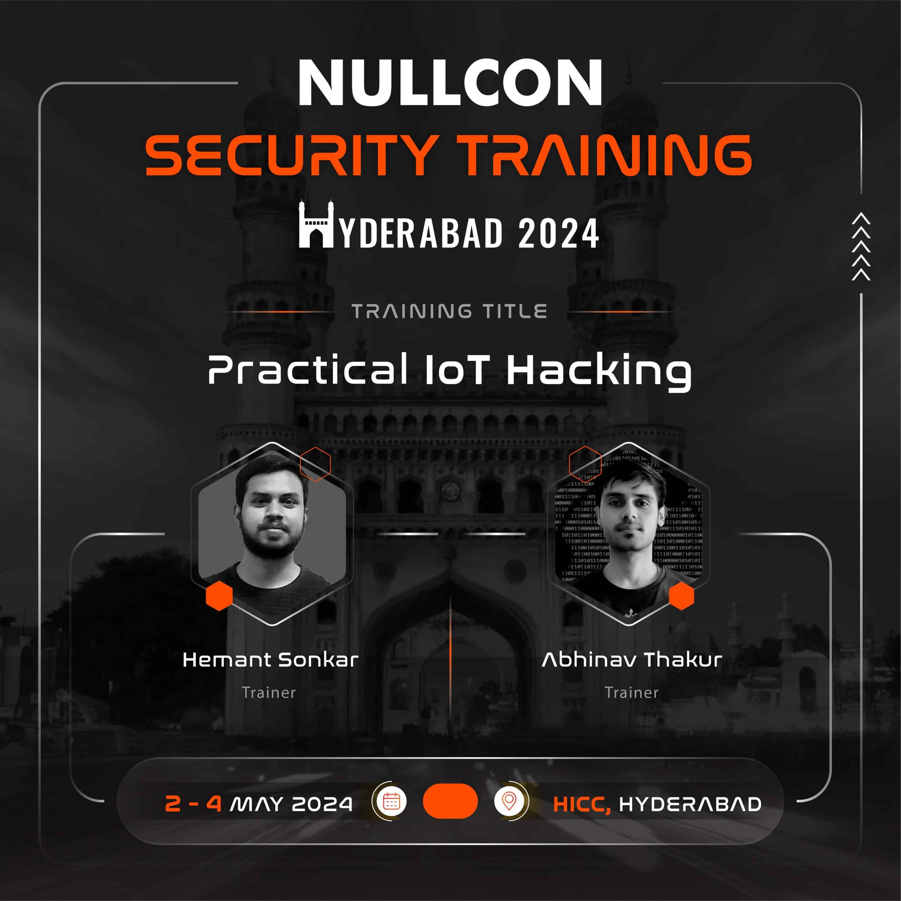 Hemant Sonkar and Abhinav Thakur conducted a training workshop at NULLCON Hyderabad 2024 on ...